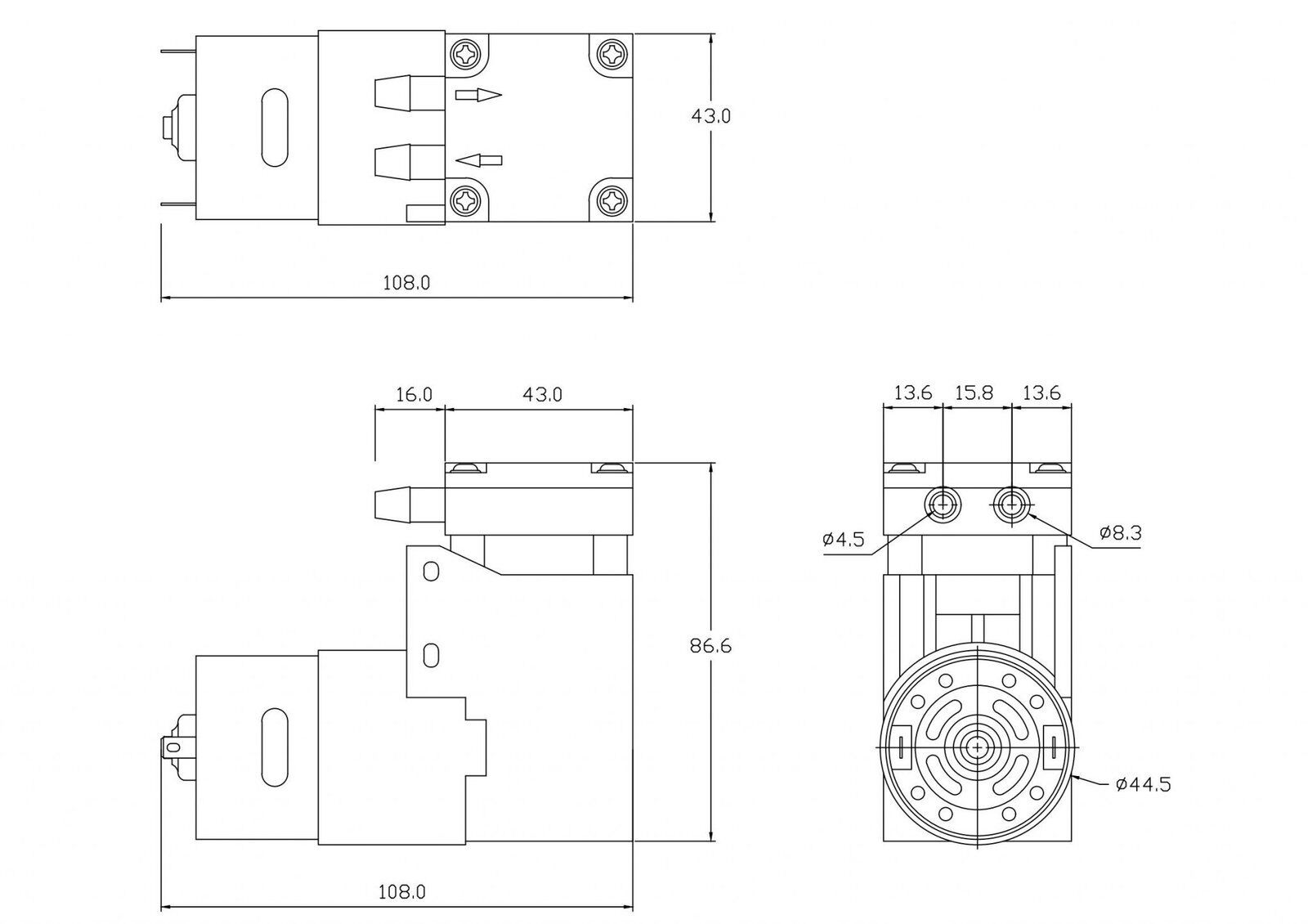 Miniature Piston Pumps for Air and Vacuum Pumps | Boden Pump