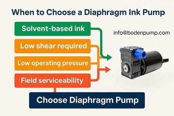 Best Ink Pump for Industrial Inkjet Printers: Diaphragm vs Gear